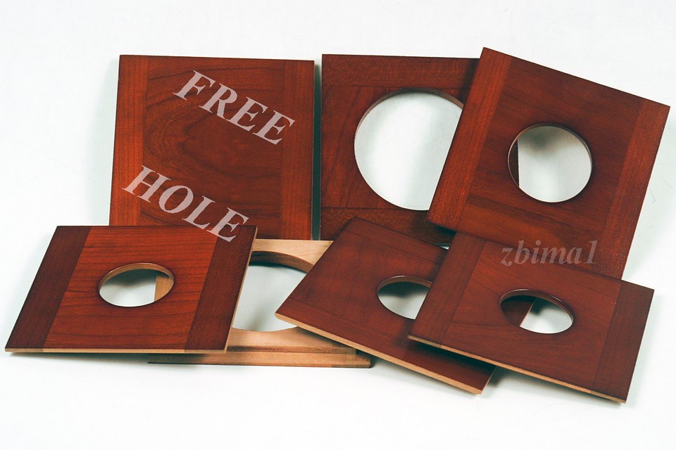 1 LENS BOARD 4 x 4" FOR WISNER, or CALUMET VIEW 4x5" Cherry #0, or #1 ...