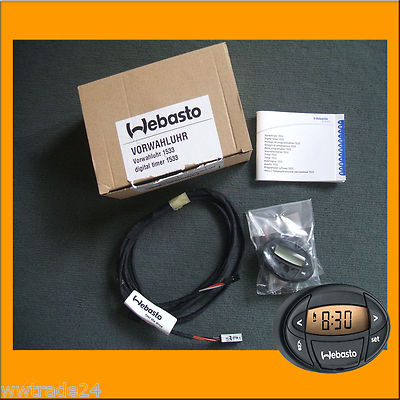 Original Webasto Vorwahluhr 1533 mit Y-Kabel für FB T91 NEUWARE | eBay