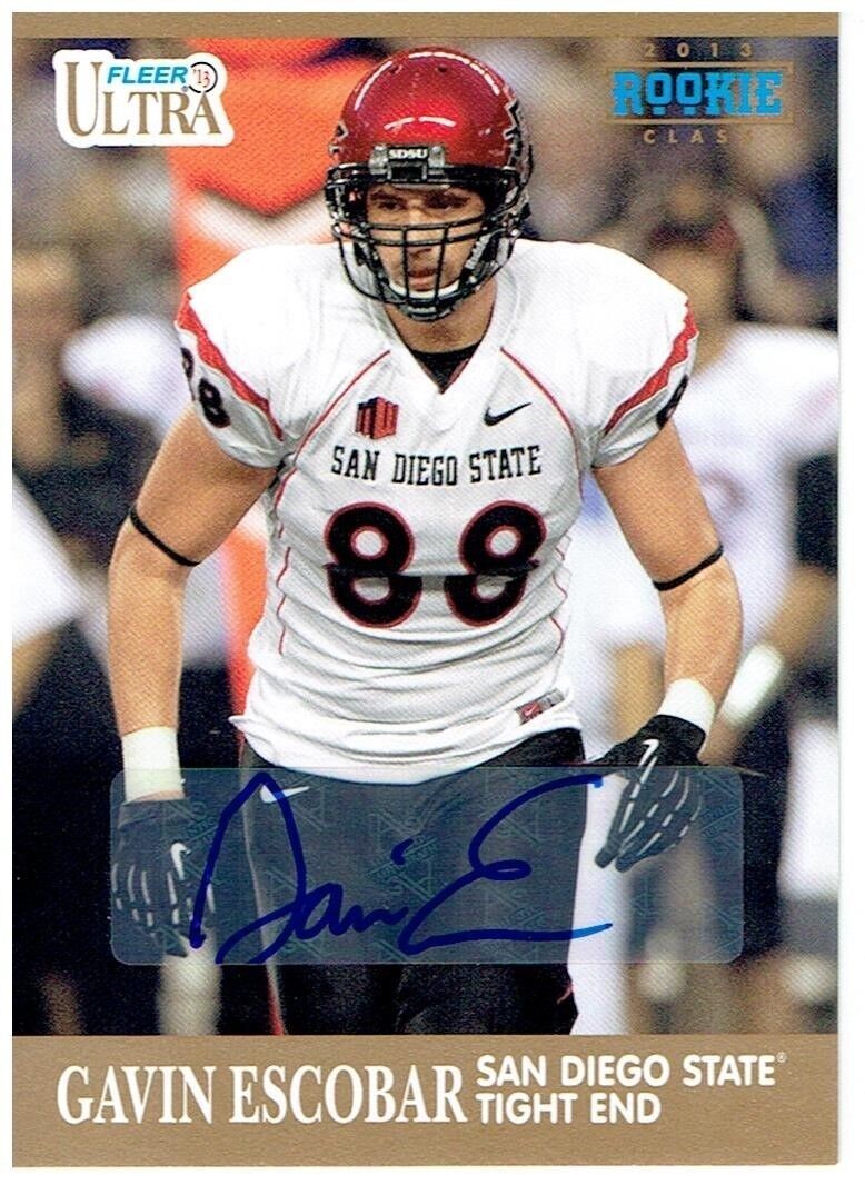 Gavin Escobar 2013 Fleer Retro Ultra Autograph Card #63 | eBay