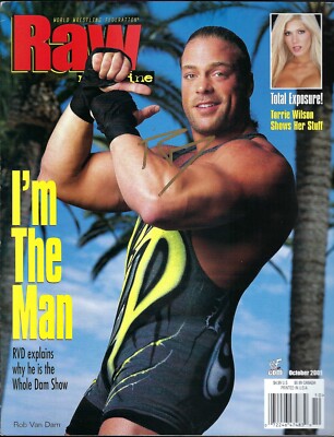 Rob Van Dam Torrie Wilson VERY SEXY Signed Wrestling Magazine w/COA | eBay