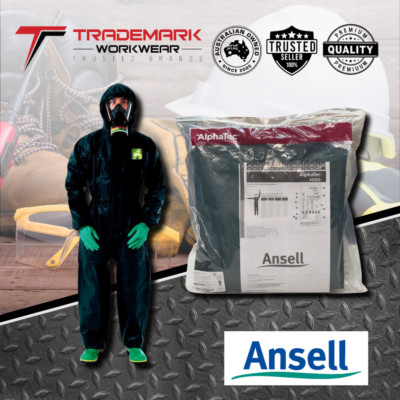 Ansell AlphaTec 4000 Chemical Spray Suit Coveralls CAT3 Type 5/6 (40 ...