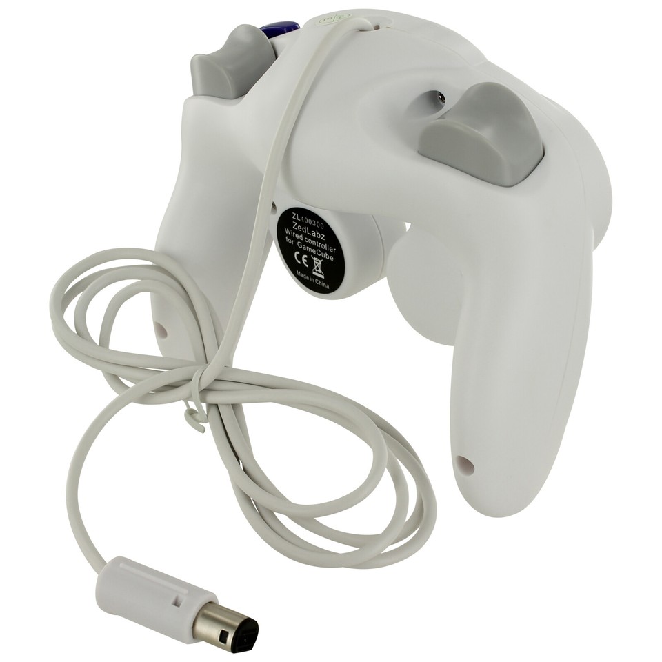 Controller for GameCube Nintendo Wired Vibration turbo gamepad – White ...