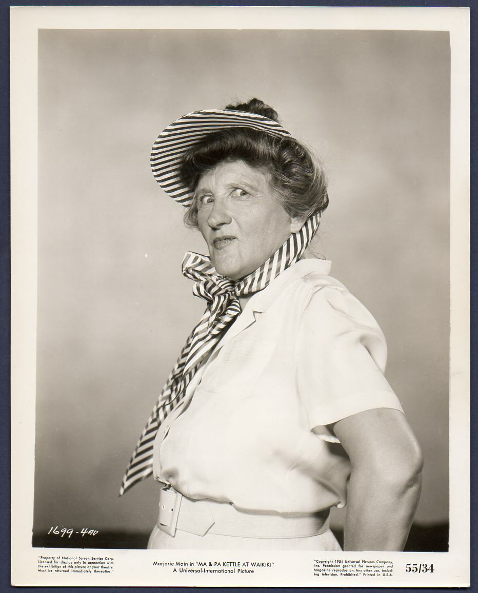 Actress Marjorie Main WHAT A CHARACTER!: Marjorie Main (1890 1975)