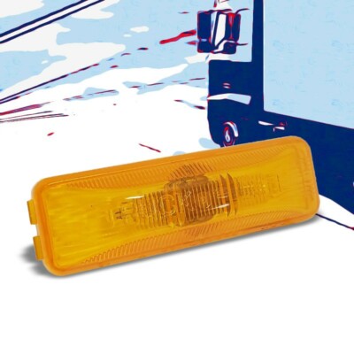 Truck-Lite 19200Y 19 Series Male Pin PC Yellow Utility Marker Clearance ...