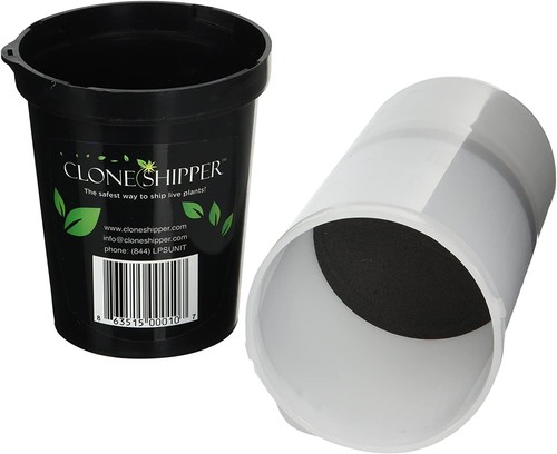 Clone Shipper Container w/ LED Light for Shipping Young Plants Cuttings ...