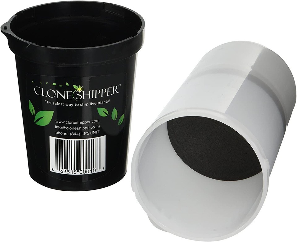Clone Shipper Container w/ LED Light for Shipping Young Plants Cuttings ...