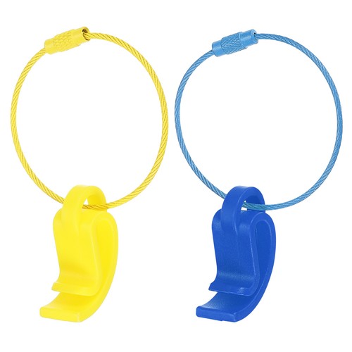 Flying Disc Clip with Wire Cable 2pcs Sport Disk Hanger Hook Holder ...