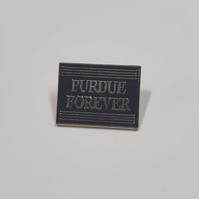 Purdue Forever Pin Alumni Gold Black | eBay