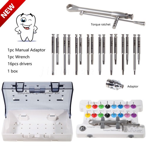 Universal Dental Implant Screw Removal Kit Screw Driver kit ...