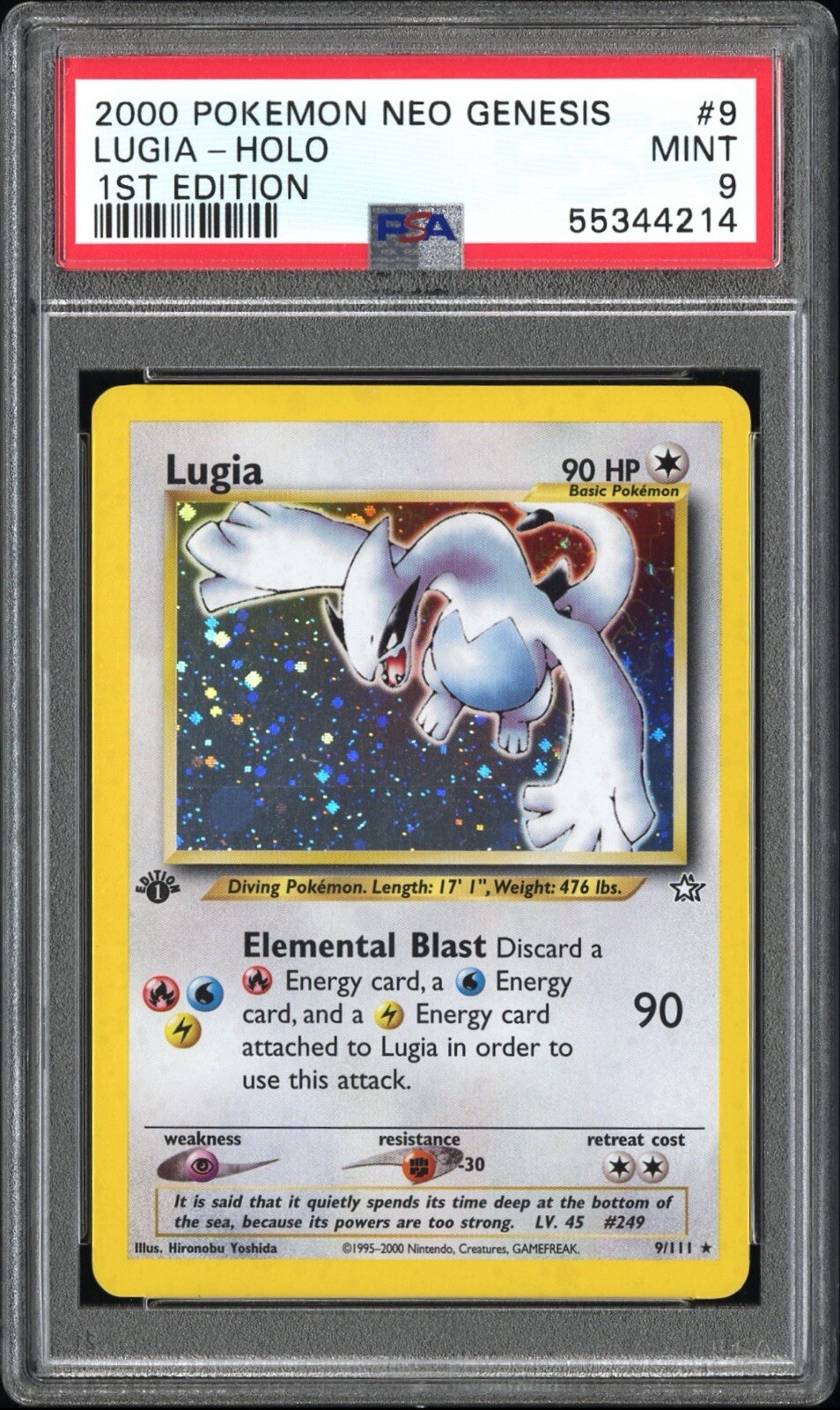 Lugia 2000 Neo Genesis #9/111 1st Edition Holo Price Guide - Sports ...
