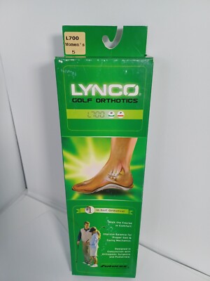 Lynco Golf Orthotics German Made - L700 Womens Size 5 - Discontinued ...