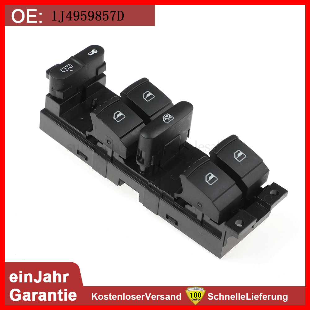 WINDOW LIFT SWITCH FOR VW PASSAT GOLF 4 BORA SEAT LEON 1J4959857D | eBay