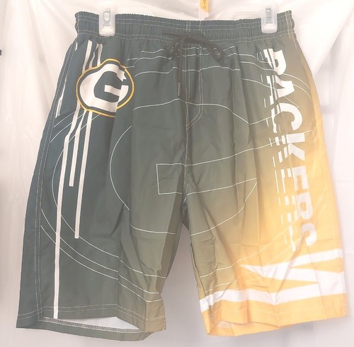 Packers Men's Board Shorts Quick Dry With Pockets and Drawstring Shorts ...
