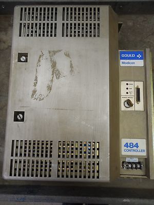 Gould Modicon 484 Programmable Controller C484-165 C484165 110 VAC Used ...