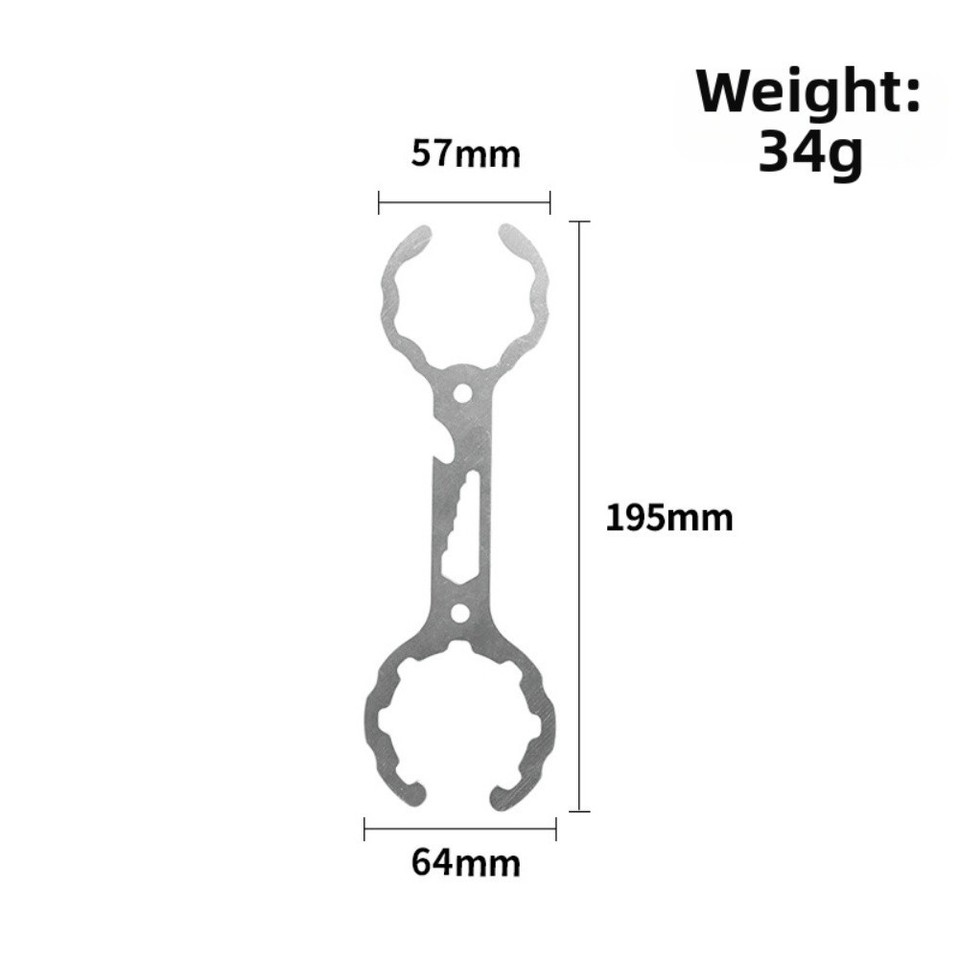 Gas Cylinder Wrench for Use with Gas Tanks and Hex Head Bolt Fastening ...