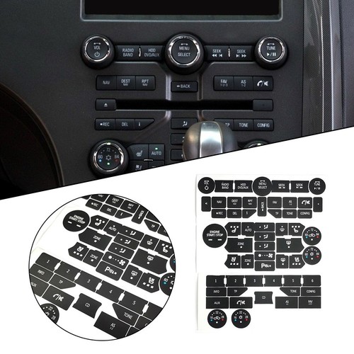 Car Stickers Repair Stickers Decal Black Climate Control High Grade ...