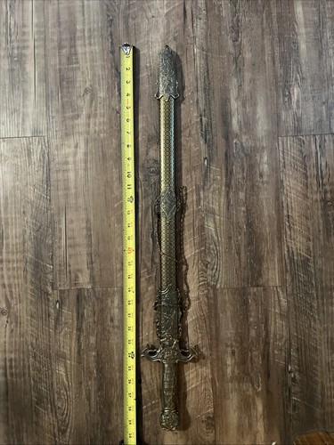 Fantasy Fencing 29-inch Stainless Steel Dagger Sword with Metal ...