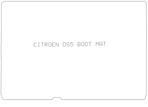 For Citroen DS5 Fully Tailored Black Rubber Car Boot Mat | eBay UK