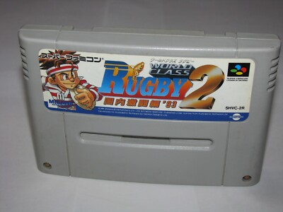 World Class Rugby 2 Kokunai Gekitouhen '93 Super Famicom Japan import ...
