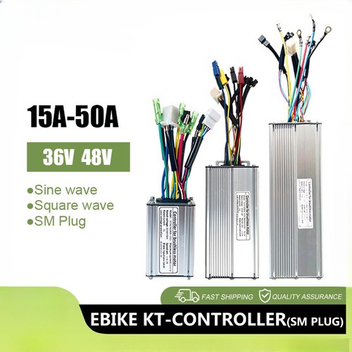 15A-50A E-bike Square Sine Wave Controller Use for 250W-3000W E-bile ...