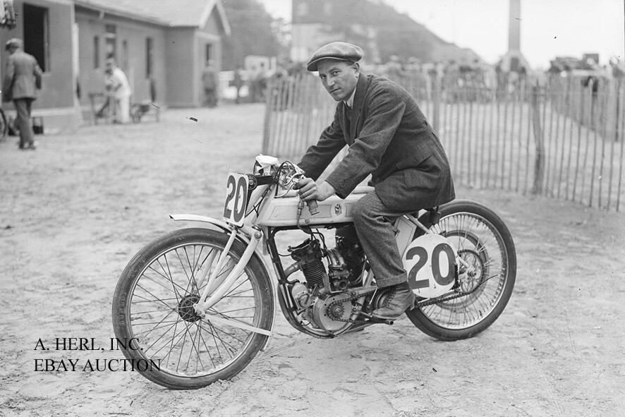 Alcyon 1925 factory racer Marc French Grand Prix Montlhery motorcycle ...
