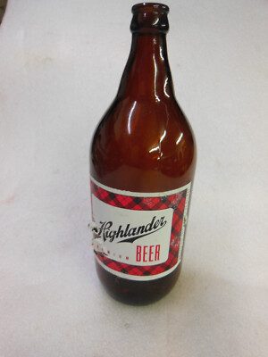old HIGHLANDER BEER Bottle - MISSOULA BREWING CO Montana 1963 - MAN ...