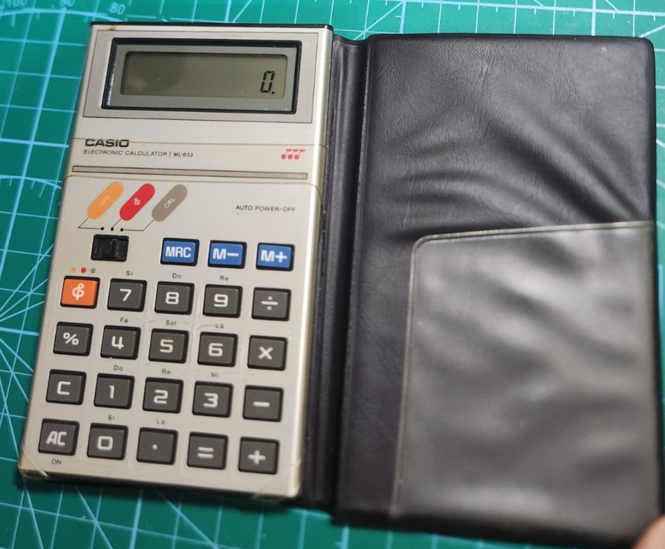 Casio ML-833 - Vintage Musical Calculator from the 1980s | eBay