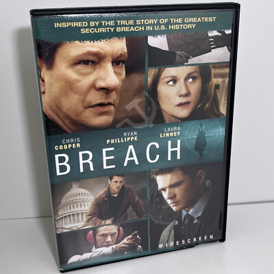 Breach (DVD, 2007, NTSC Widescreen w/ Case) Linney Cooper Philippe ...
