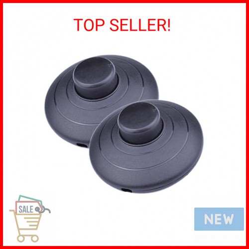 Foot Pedal Push Switch Inline Lamp LED Light On-Off Push Step-on-Button ...