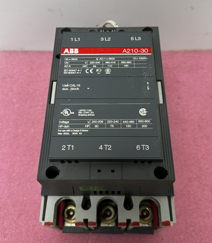ABB A210-30 - 3 Pole - 350A - 3 Phase - Contactor | eBay