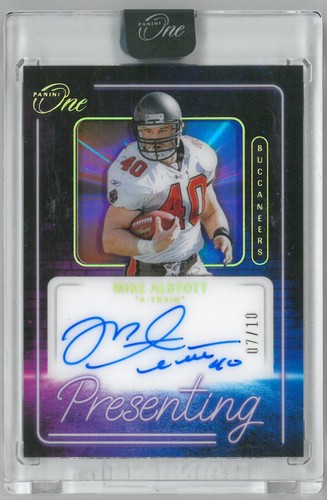 2022 Panini One - Presenting Mike Alstott #190 Gold /10 (AU) for sale ...