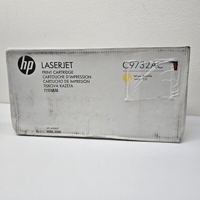 HP 5500 C9732AC 645A Yellow Cartridge Genuine OEM New | eBay