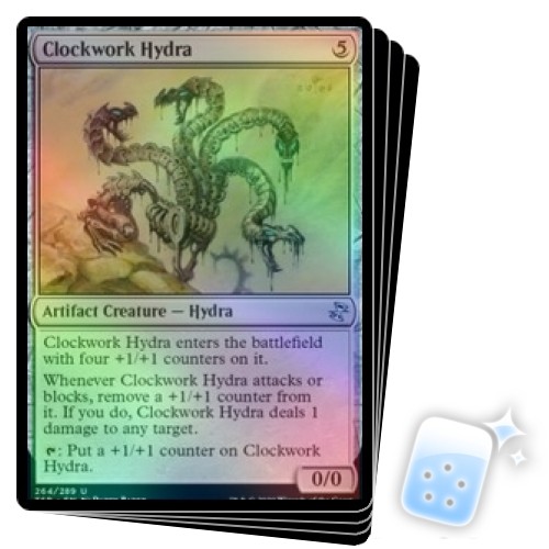 FOIL CLOCKWORK HYDRA X4 Time Spiral Remastered Magic MTG MINT CARD | eBay