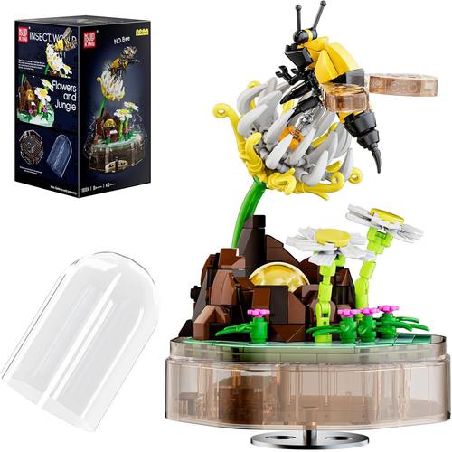 Insect Collections Bee Building Sets with Flower Building Blocks, Bees ...