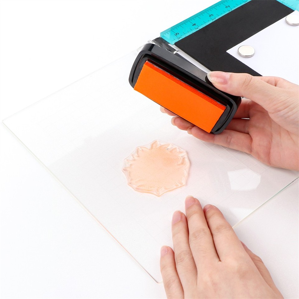 Stamping Tool Hinged Stamping Platform Stamp Positioner For Clear ...