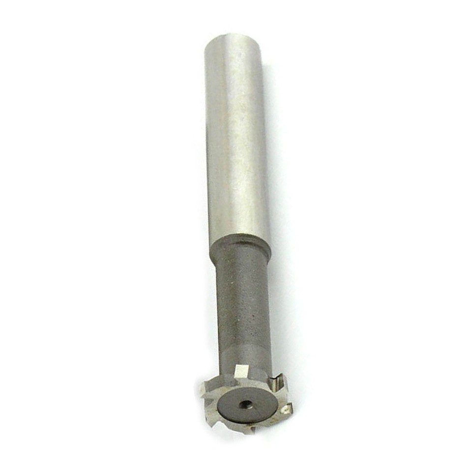 10mm Cutting Diameter 3mm Slot 6 Flute HSS T-Slot Cutter Shank End Mill ...