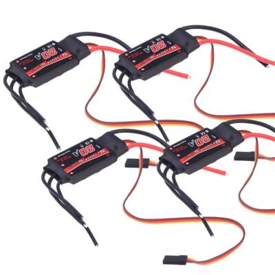 4pcs SimonK 20A ESC 2-3S Speed Controller BEC 5V 2A For RC Quadcopter ...