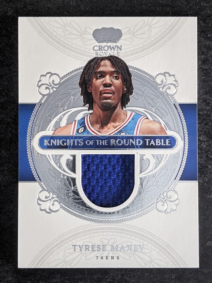 Tyrese Maxey 2022 Crown Royale #KRT-TYM Knights of the Round Table ...