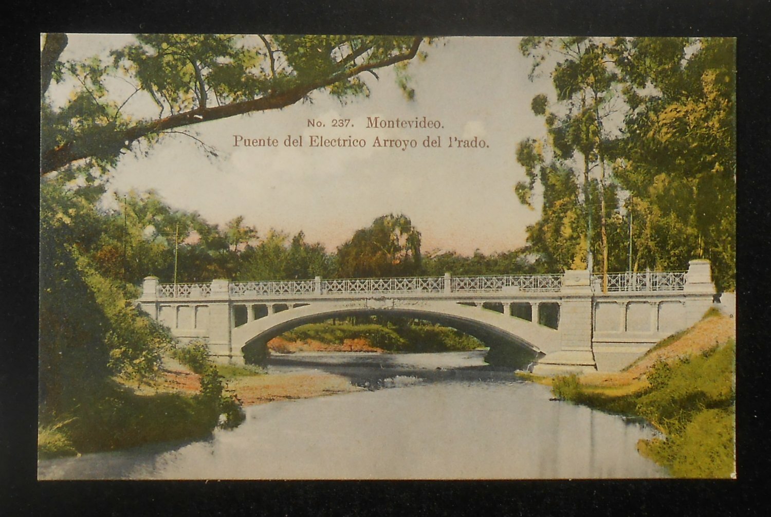 1900s Puente del Electrico Arroyo del Prado Bridge Montevideo Uruguay ...