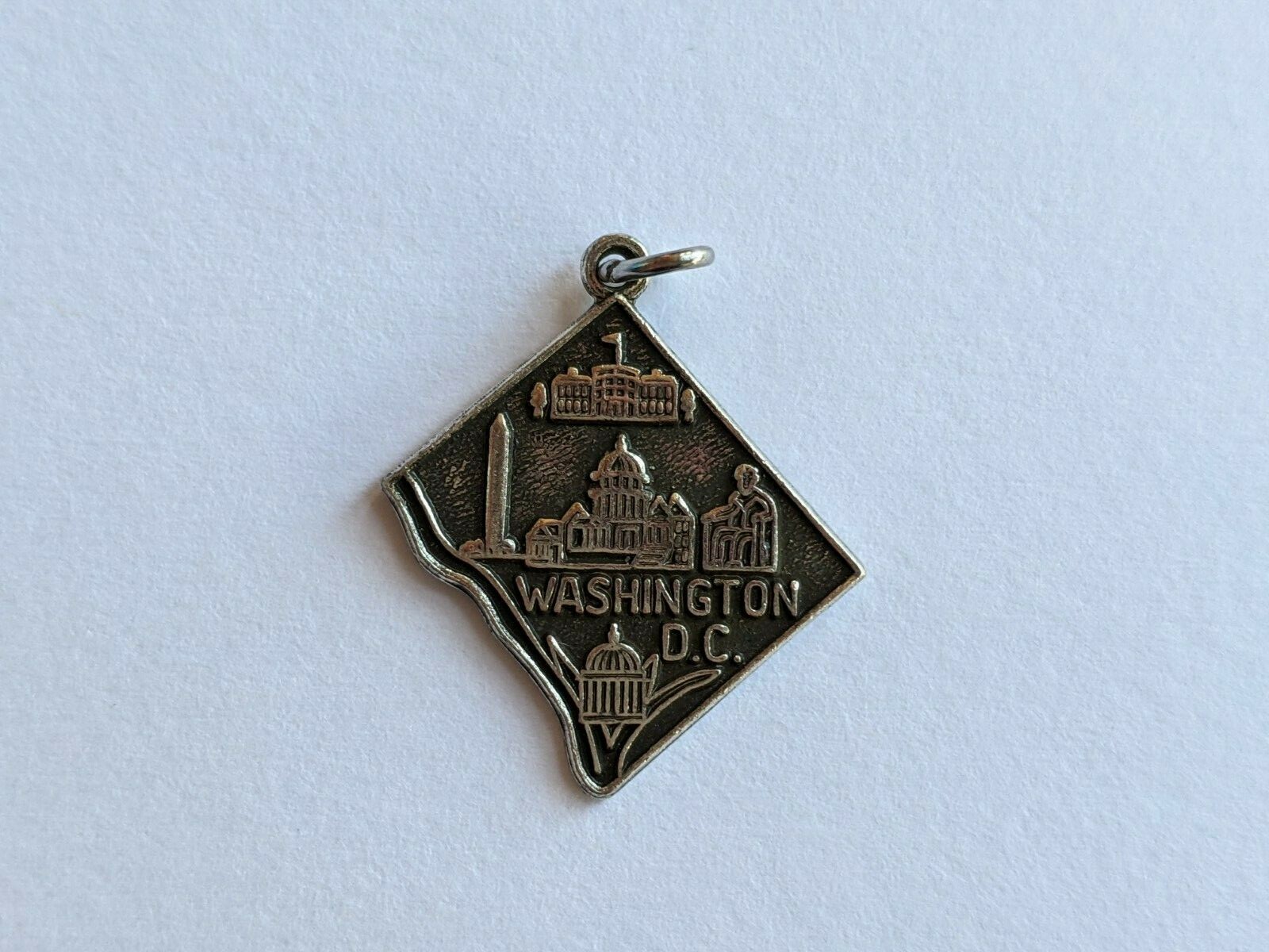 Sterling Washington DC Charm Map White House Monument… - Gem