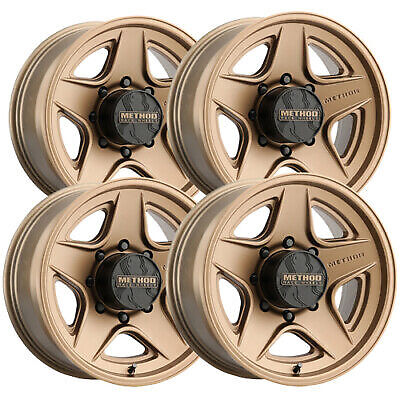 (Set of 4) Method MR319 18x9 8x180 +18mm Bronze Wheels Rims 18" Inch | eBay
