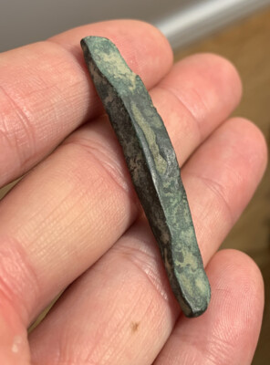 NICE! ANCIENT ROMAN ARTIFACT CARVING TOOL - CHISEL AE Bronze 11.5g 53mm ...