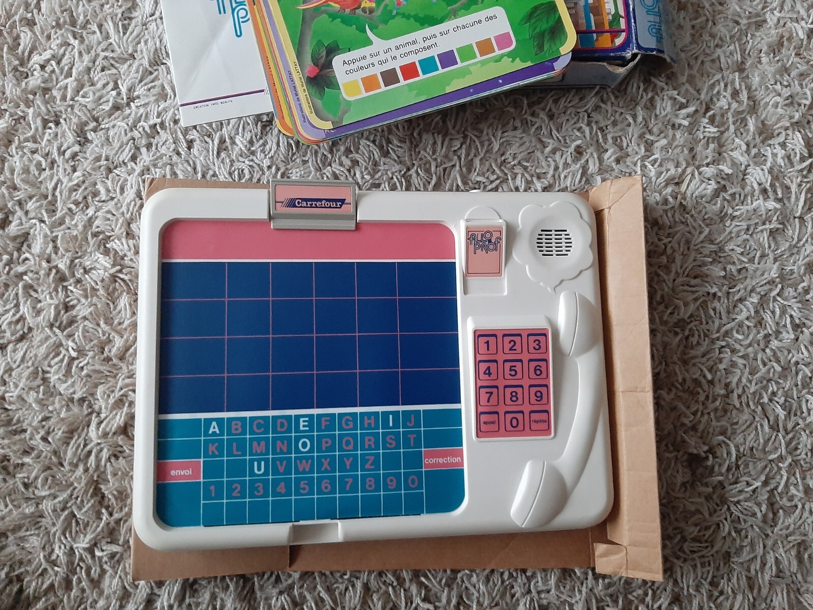 Ordinateur Éducatif ALLO PROF VTL INFO RÉALITÉ Vintage Jeu Rare COMPLET ...