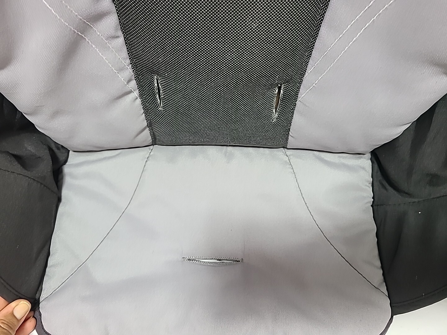 Baby Trend Sit N Stand double Stroller Rear Row Fabric Seat Cover Gray ...