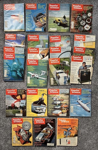 Vintage POPULAR SCIENCE Magazines 1970-1976 Lot of 23 Issues | eBay