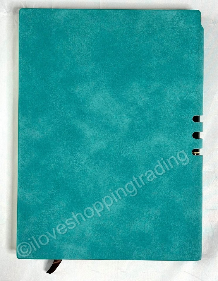 TIFFANY VIP GIFT TEAL SUEDE COVER NOTEBOOK PLANNER JOURNAL DIARY AND ...