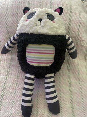 Aroma Home Panda Plush Bear Microwave W/ Removable Pack Cozy Stripe | eBay