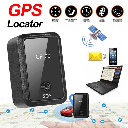 Mini GF09 Magnetic Car Vehicle GPS Tracker Voice Rec Locator Real Time ...