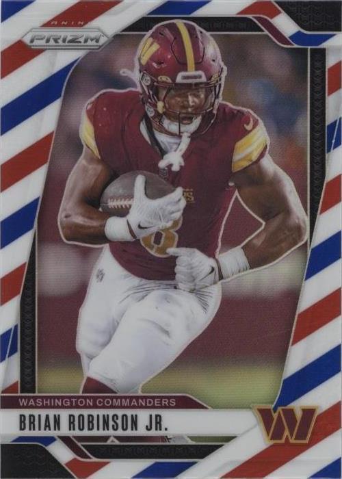 2024 Panini Prizm - Brian Robinson Jr. #288 Red White & Blue Prizm for ...