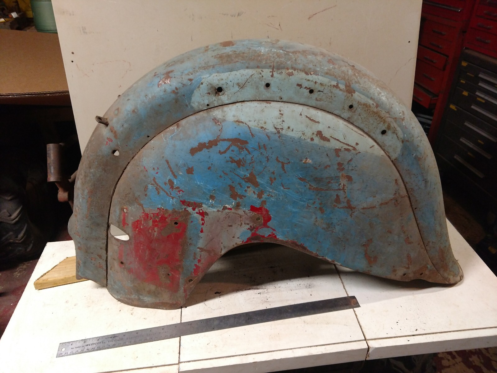 Indian Motorcycle 1946-47 chief skirted rear fender original | eBay